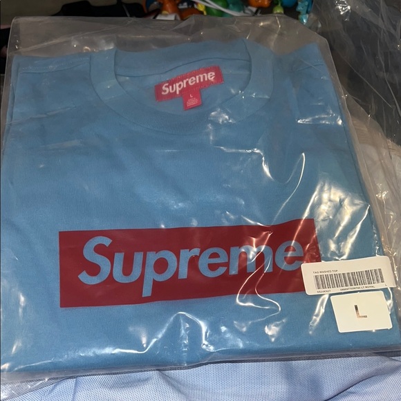 Supreme | Shirts | Supreme Blue Tshirt | Poshmark